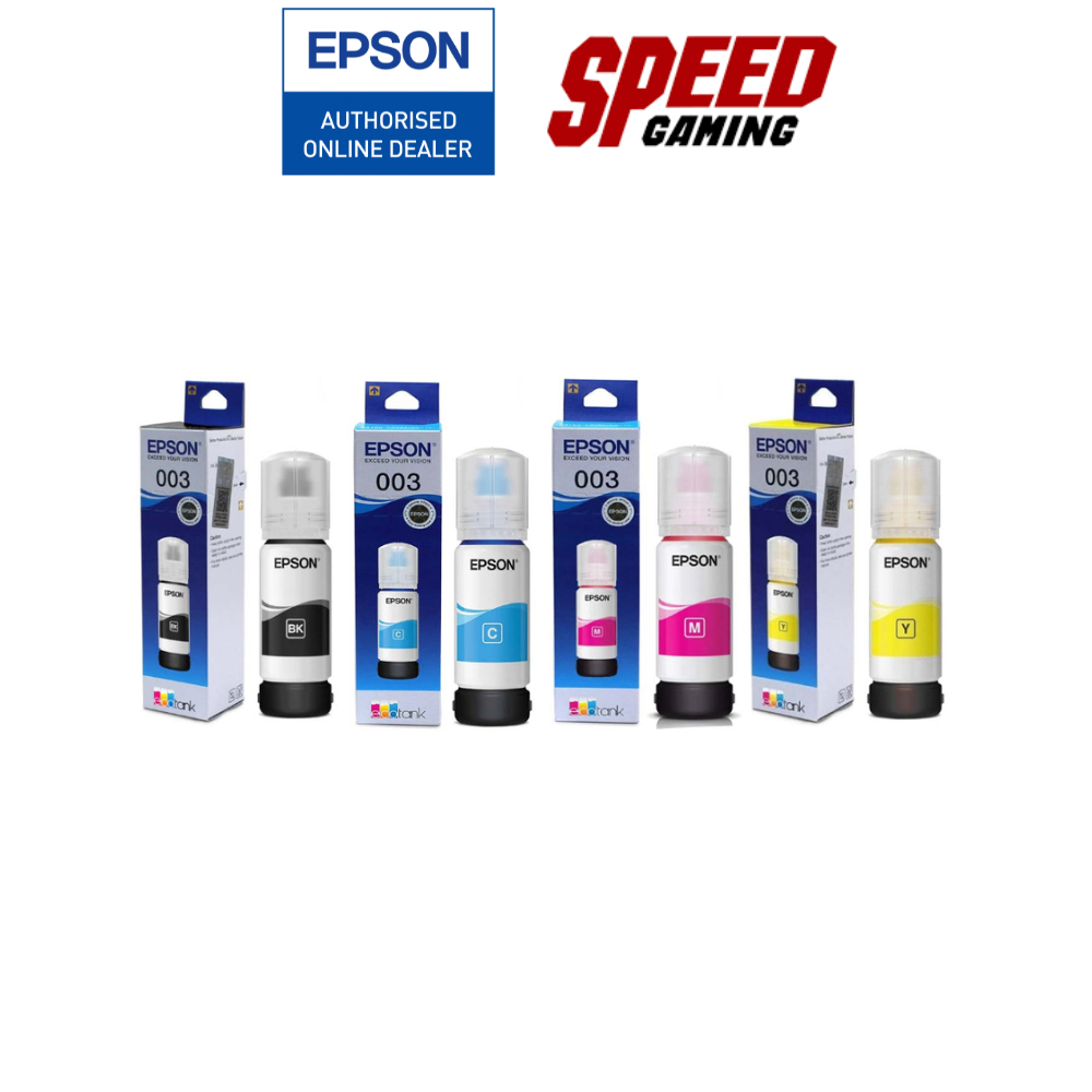 EPSON 003 T00V100/T00V200/T00V300/T00V400 INK (หมึกพิมพ์) BLACK, CYAN ...