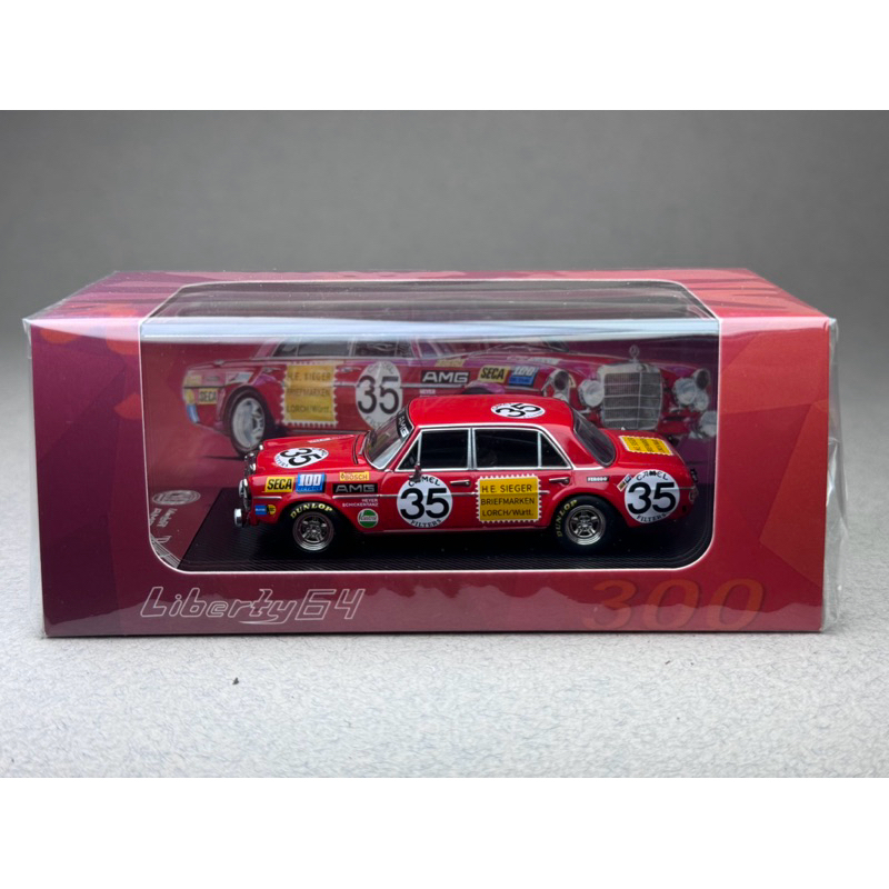 🔹Mercedes-Benz 300SL 6.8 AMG Red Pig#35 diecast model Scale 1:64 ยี่ห้อ ...