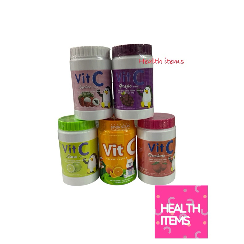 Kress Vit C วิตามินซี 25mg ชนิดอม ไม่มีน้ำตาล | Shopee Thailand