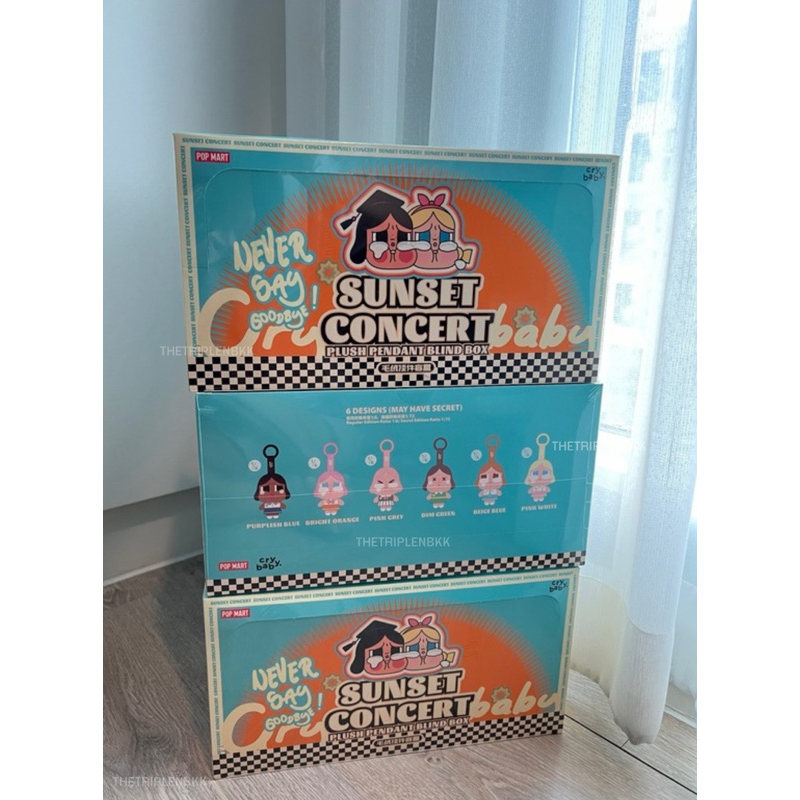 พร้อมส่งจากไทย ยก Box ไม่แกะซีล CRYBABY Sunset Concert Series-Plush ...