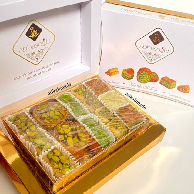 (พร้อมส่ง) Pistachio baklava - บัคลาวาพิสตาชิโอล้วน จากร้าน abbasoglu ...