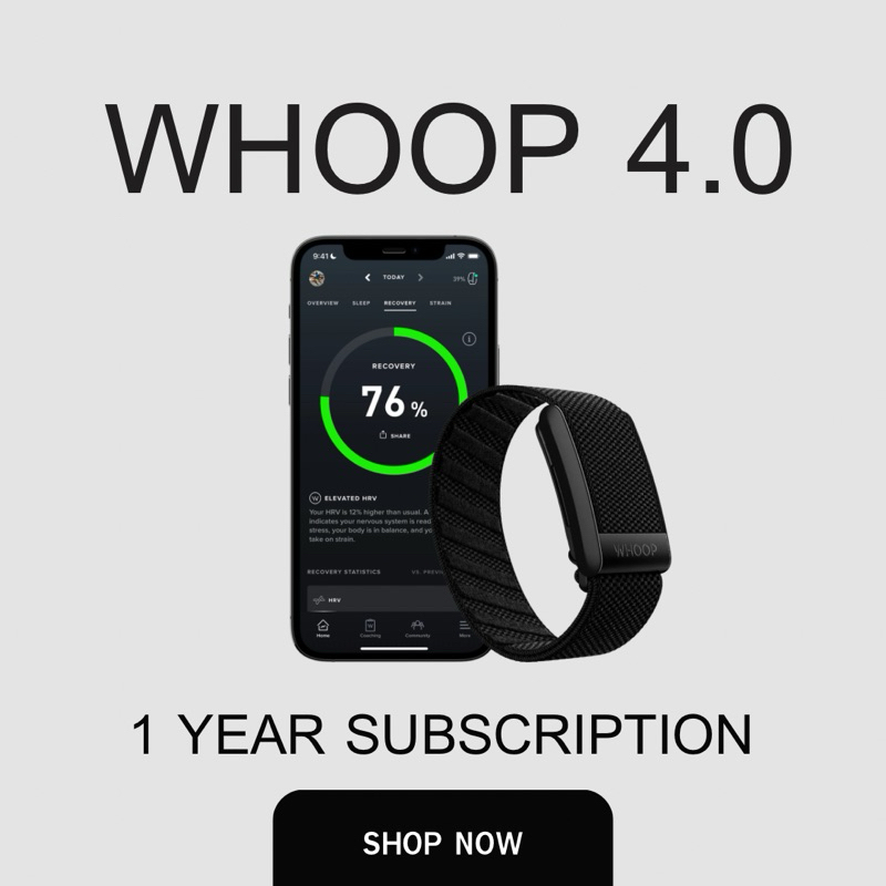Whoop 4.0 Device ( 1 year subscription ) | Shopee Thailand