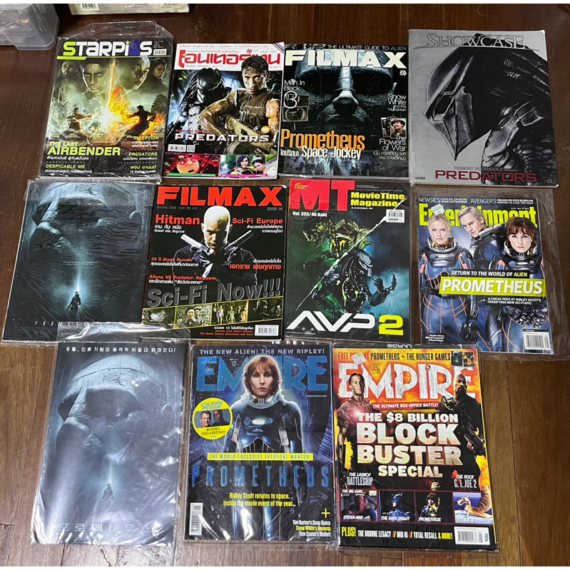 หนังสือนิตยสาร ภาพยนตร์ เน้น หนัง aliens predator Prometheus | Shopee ...