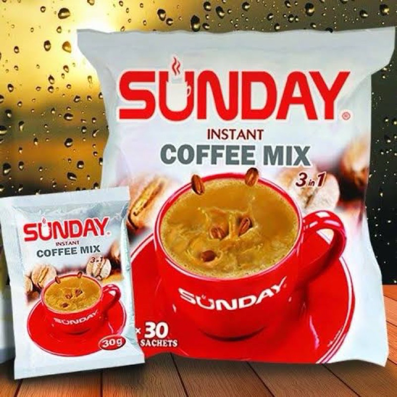 กาแฟ Sunday myanmar food 1ห่อมีทัั้้งหมด 30 ซอง สนใจรายละเอียดเพิ่มเติม ...
