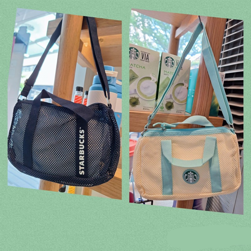 💯% Starbucks Mesh Bag Tote Bag + X’mas Bag แท้💯% | Shopee Thailand