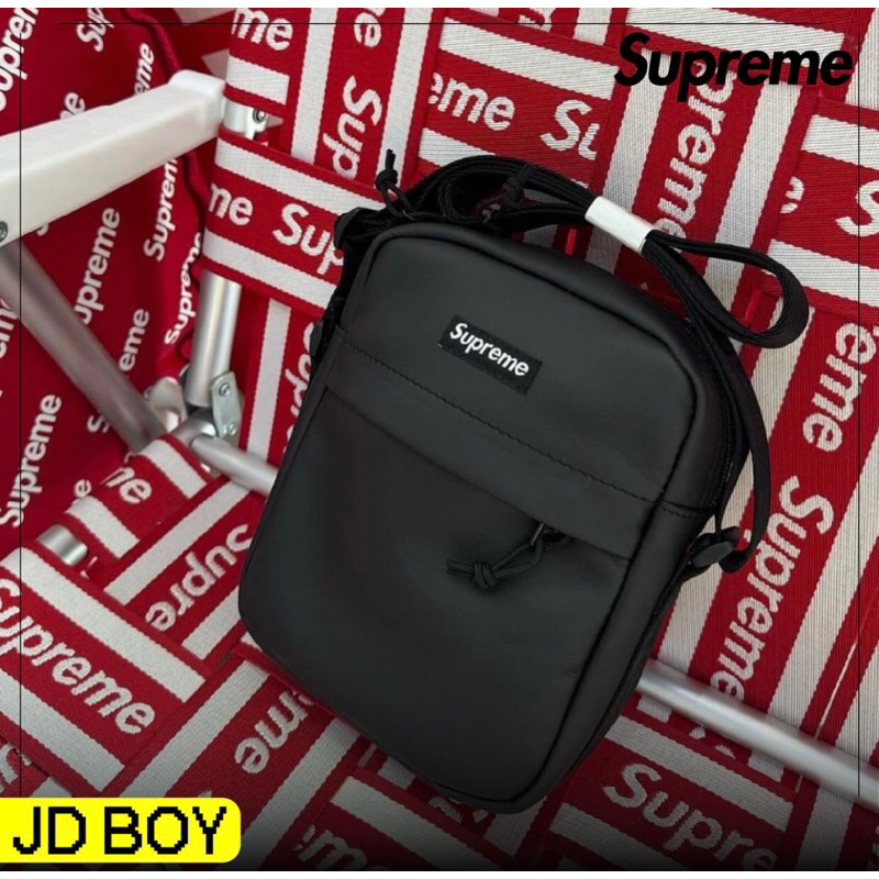 (ของแท้100%) JDBOY - Supreme leather shoulder bag กระเป๋าหนัง สุพรีม ...