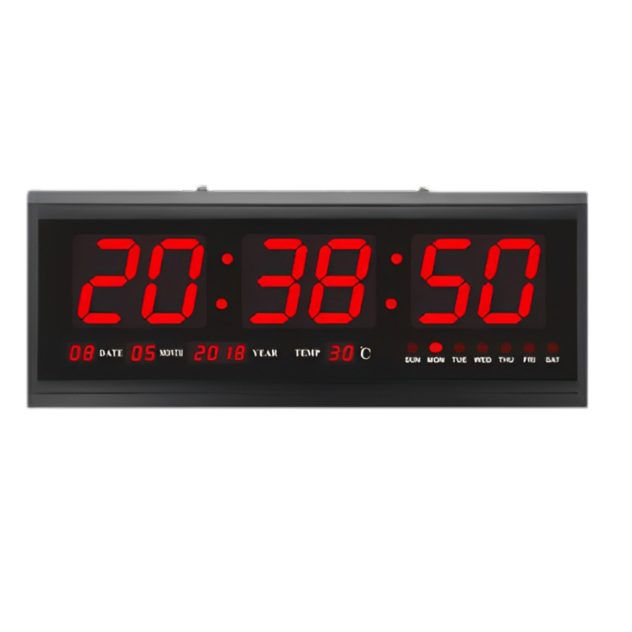 นาฬิกาดิจิตอล LED DIGITAL CLOCK สีแดง ขนาด 48 cm | Shopee Thailand