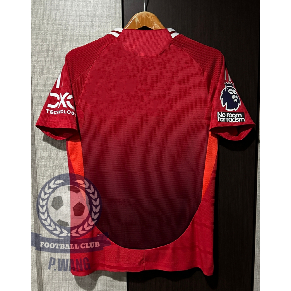 New !! เสื้อแมนยู Player เกรดนักเตะ Home ชุดเหย้า ปี 24/25 ฟลูออฟชั่น EPL ชื่อเบอร์นักเตะ-ครบทุก ...
