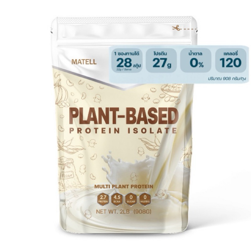 [ซื้อในไลฟ์ลด100] Home' life Plant Based Protein Isolate โฮเม่ไลฟ์ แพลน ...