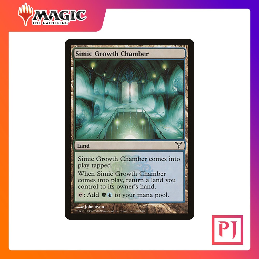 [MTG] Simic Growth Chamber [DIS] [LAND] [COMMON] [NORMAL] [ENG] (การ์ด ...