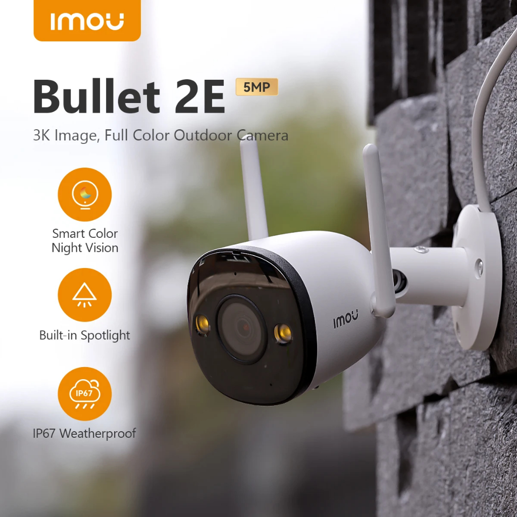 (IPC-G26EP) กล้องวงจรปิดไร้สาย Dahua IMOU New Bullet (IPC-G26EP) Wi-Fi ...