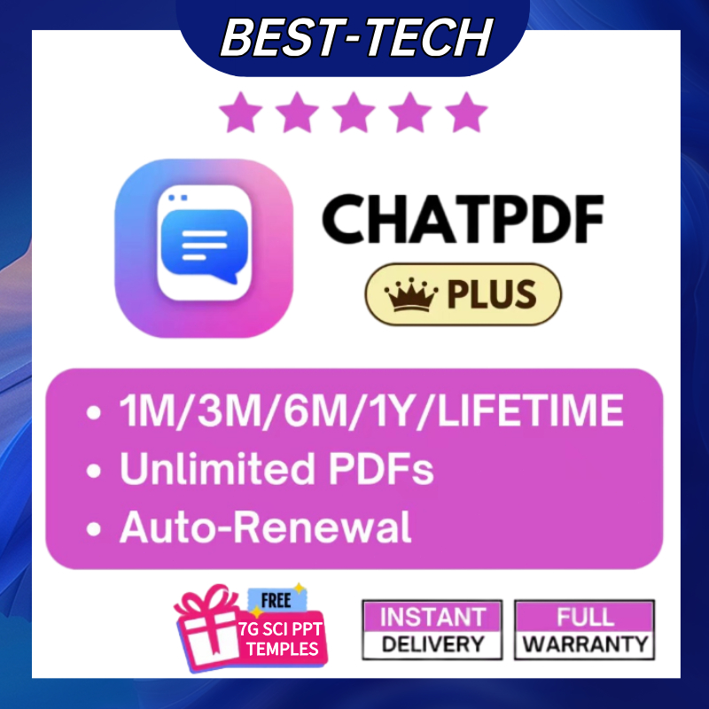[Best-tech]ChatPDF Plus Premium Account PDF-reading AI tool lifetime ...