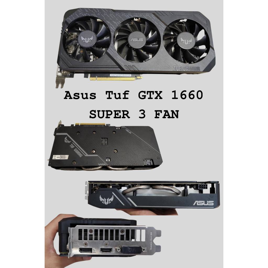 NVDIA การ์ดจอ GTX 1660 SUPER 3 Fan มือสอง | Shopee Thailand