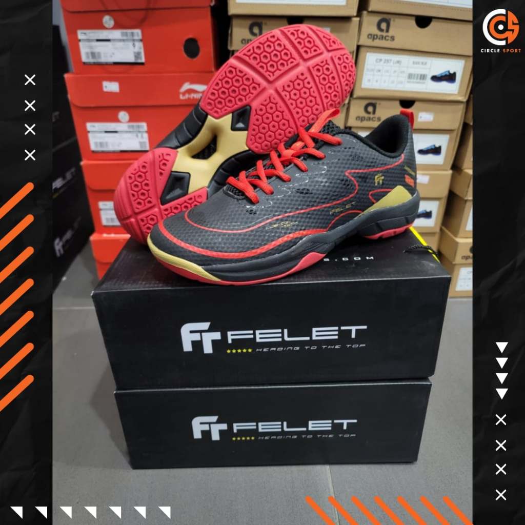 รองเท้าแบดมินตัน FELET BS 061 PRO เหมาะสำหรับหน้าเท้ากว้าง (สินค้าลิขสิทธิ์แท้ 100%) | Shopee ...