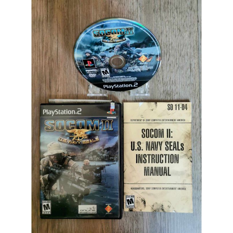 socom 2 ps2 แผ่นเกมส์แท้ โซน us | Shopee Thailand