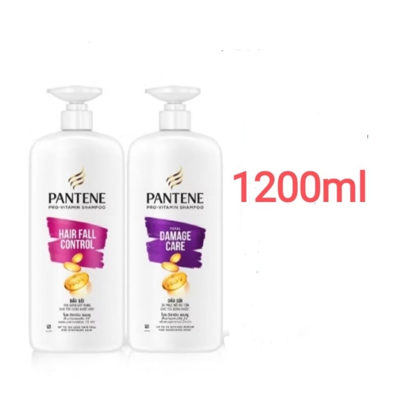 แพนทีน แชมพู Pantene Hair Fall Control Pantene Total Damage Care ขนาด ...
