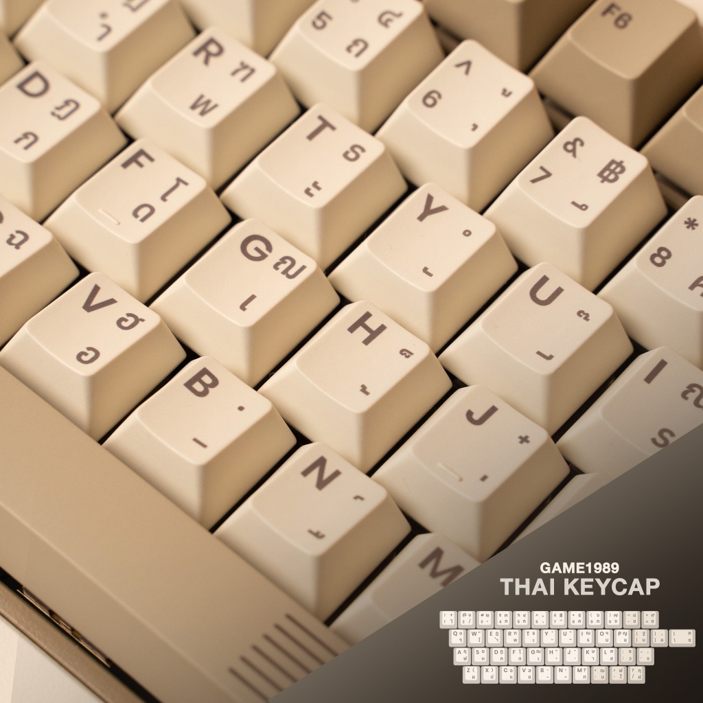 คีย์แคป KEYPRO x TUTKEYS Game1989 Cherry Profile keycap คีย์ไทย Game ...