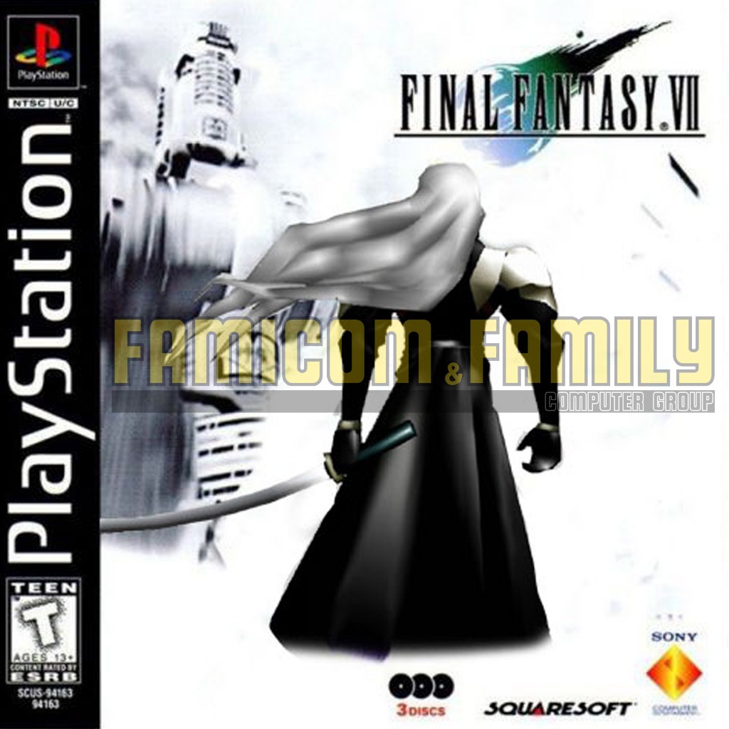 เกม Play 1 Final Fantasy VII SEPHIROTH EDITION (ภาษาอังกฤษ) 3 Discs ...