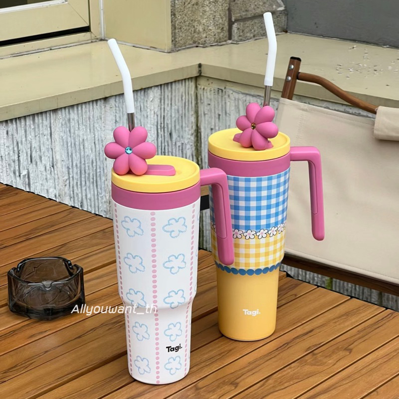 พร้อมส่ง Tagi Put-Put Flowers field vacuum bottle แก้วสแตนเลส ของแท้💯 ...