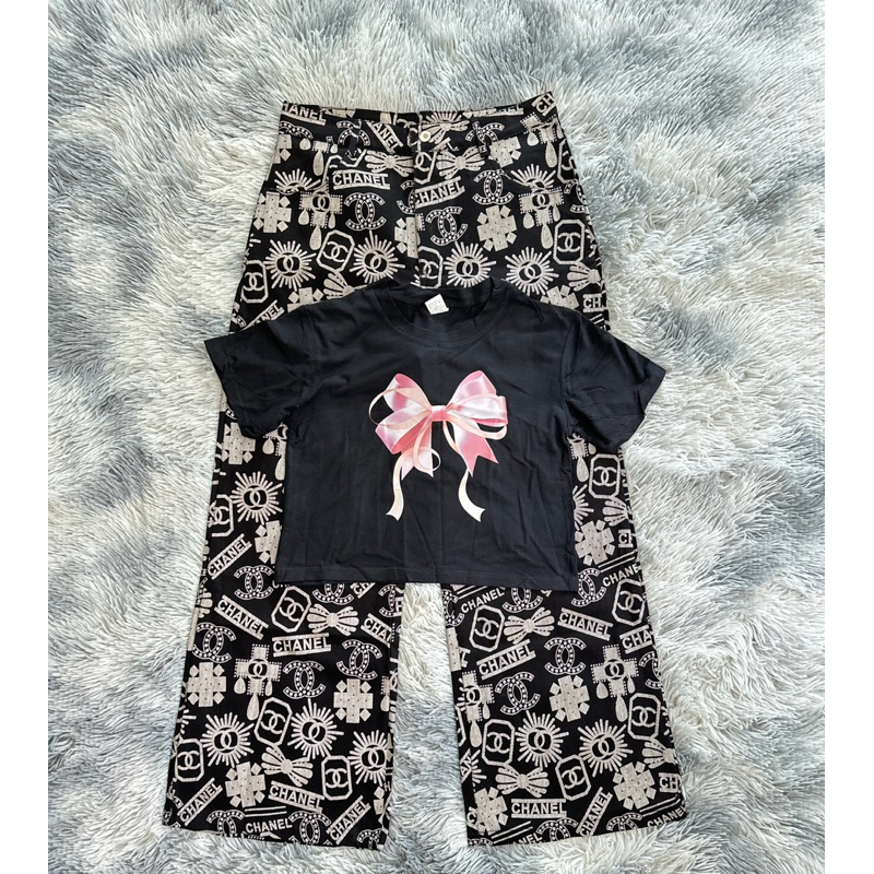 Set 3 ชิ้น VG Size L มือ2 ชุดเซตเสื้อยืดกางเกงยีนส์ ชุดไปเที่ยว งานป้าย ...