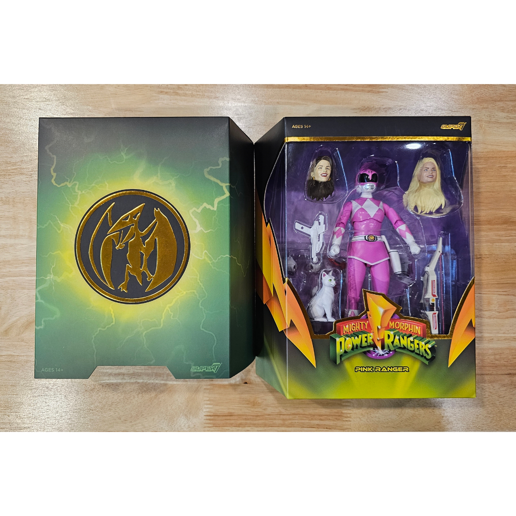Super7 Mighty Morphin Power Rangers Pink Ranger Ultimates Wave 2 Figure ...
