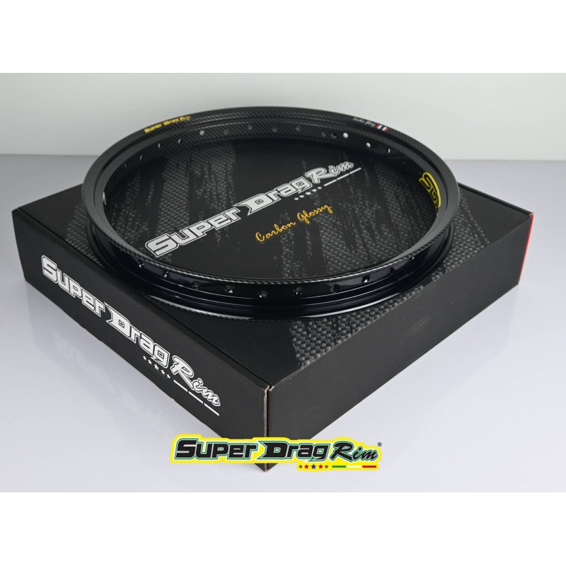 Super Drag Rim รุ่น Carbon ทรงเอ มี 3 สี มี 2 ขนาด (แถมเสื้อรุ่นใหม่ ...
