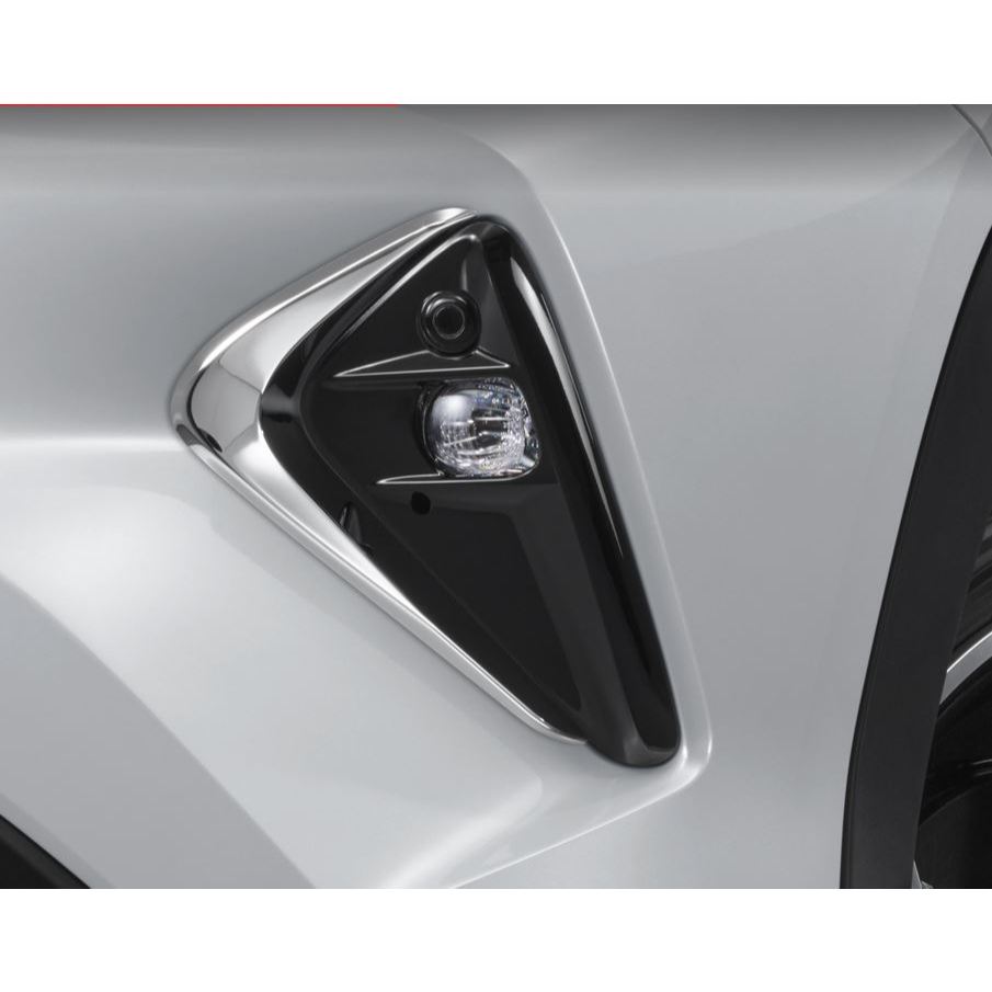 386. (ของแท้) PC401-BY008 กรอบไฟตัดหมอกโครเมียม Toyota Yaris Cross ...