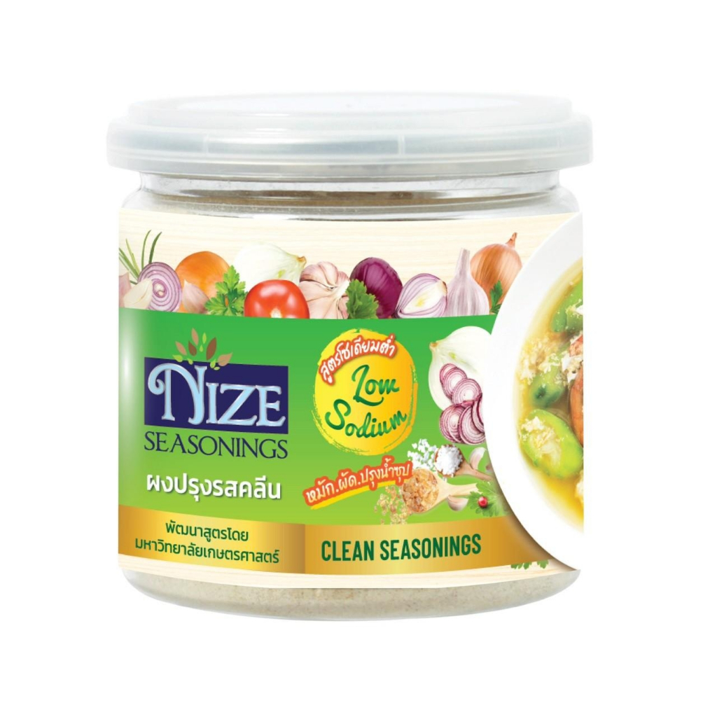 (โรคไต เลือกดูทั้งหมด) NIZE ผงไนซ ผงปรุงรสคลีน สูตรไม่มีเกลือ ไม่มี ...
