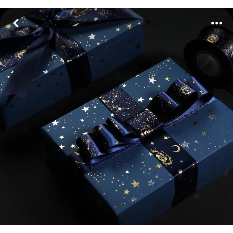 กระดาษห่อปั๊มร้อน Starry Sky เต็มไปด้วยดาว Wrapping Paper | Shopee Thailand
