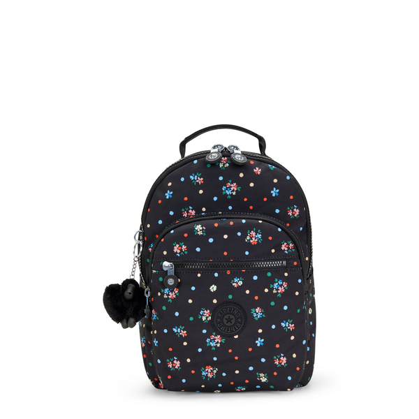 กระเป๋า KIPLING รุ่น SEOUL S สี FLOWER POLKA | Shopee Thailand