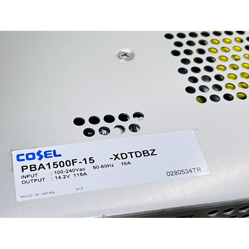 สวิทชิ่ง Power supply ญี่ปุ่นแท้ COSEL MADE IN JAPAN รุ่น 14.2V 115A 1680W รุ่น PBA1500F-15 ปรับ ...