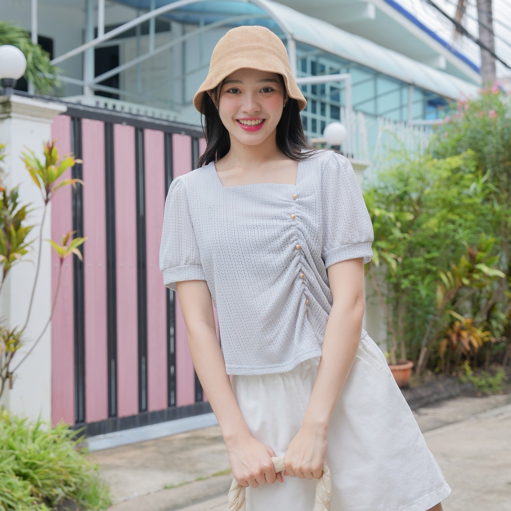 DAILYLOOK.SM --- Bubble top เสื้อสไตล์ลูกคุณ ใส่แล้วออร่าจับสุดๆ | Shopee Thailand