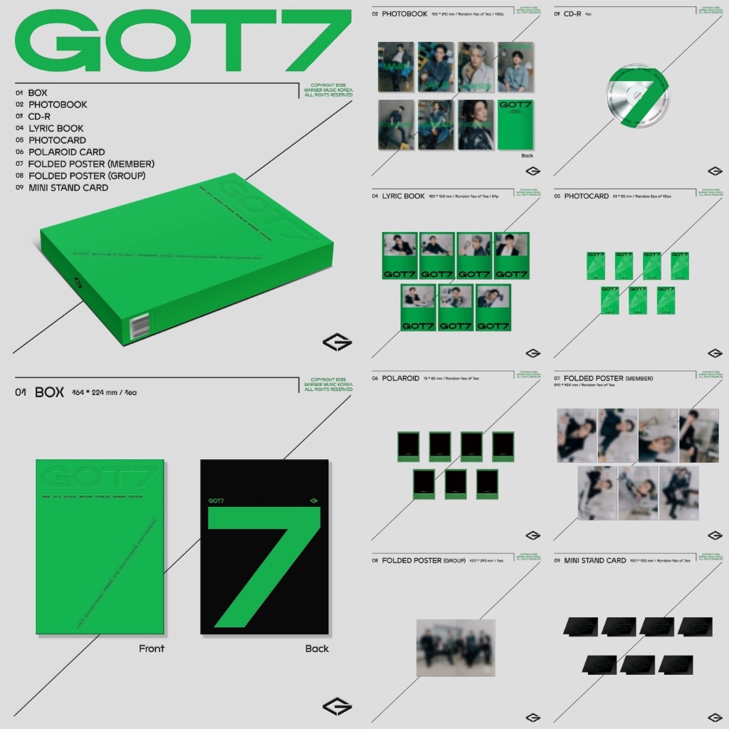 บั้มNANANA GOT7 แกะเช็คการ์ด (การ์ดจินยอง) ของเดิมครบกล่อง | Shopee Thailand