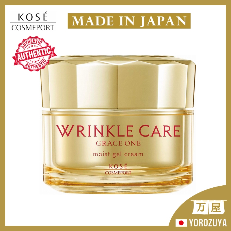 [Made in JAPAN] KOSE CosmePort Grace One Wrinkle Care Moist Gel Cream 100g (รีฟิล 90g) มอยเจอร์ ...