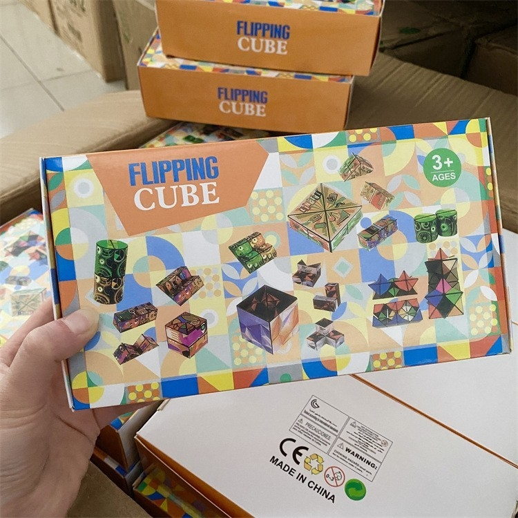 Magnetic Flipping Cube เซต 5 ชิ้น | Shopee Thailand