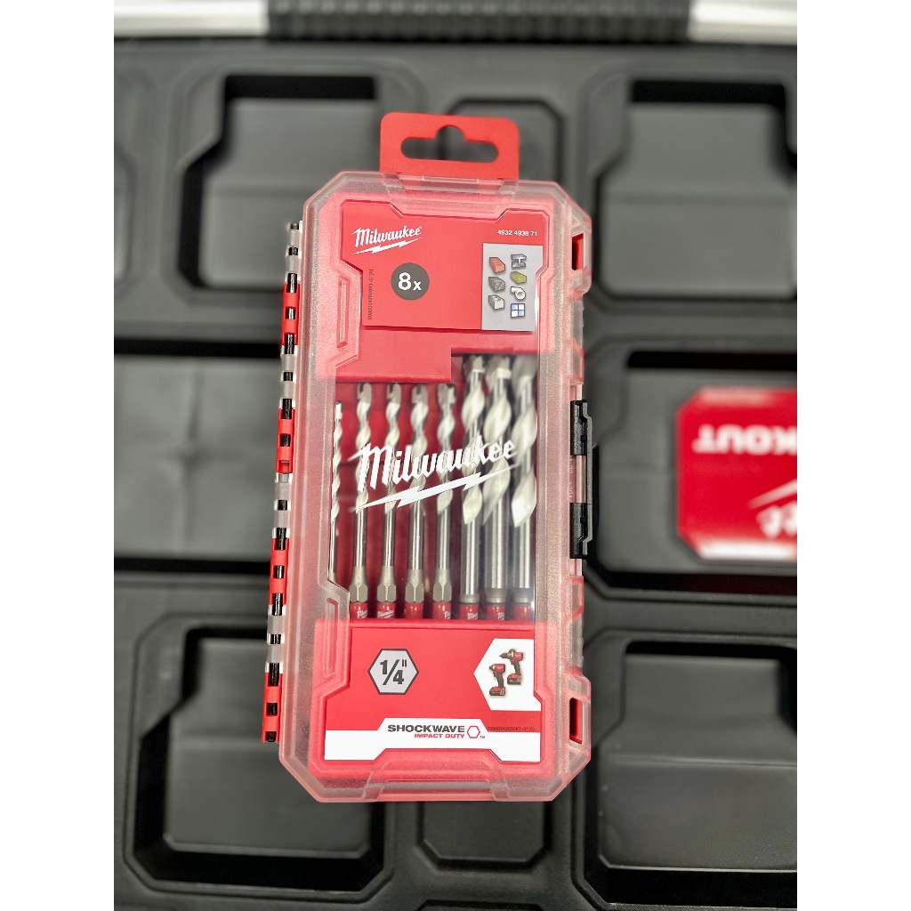 Milwaukee 4932493871 ชุดดอกสว่าน Multi Material Gen2 (8ชิ้น) | Shopee ...