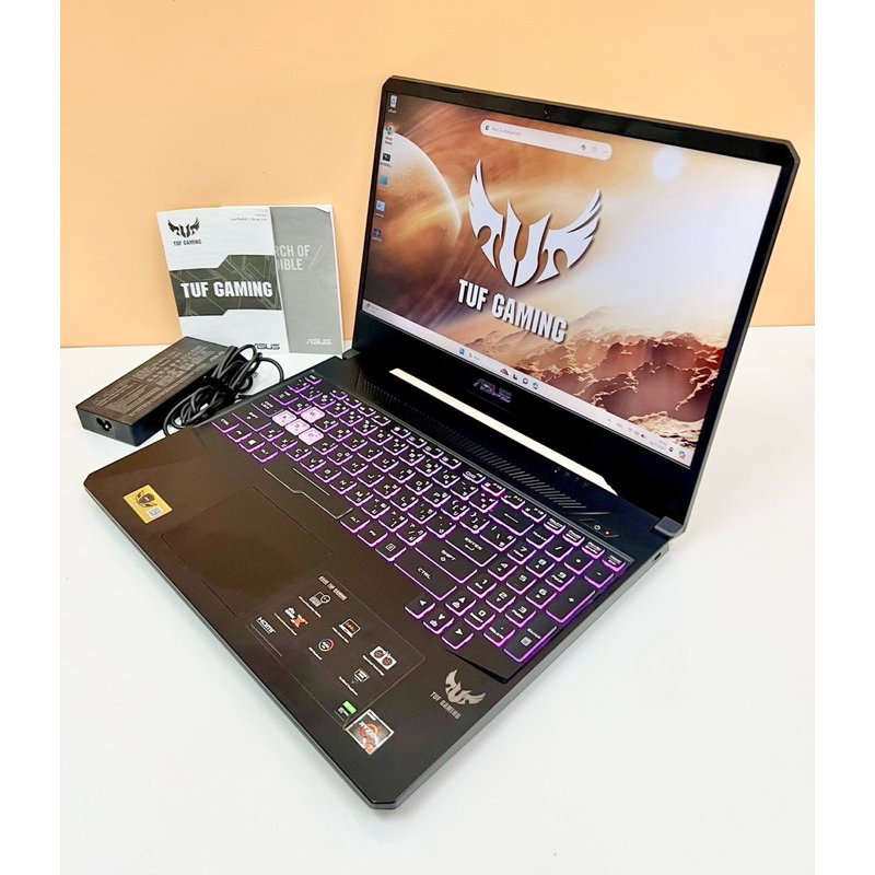 โน๊ตบุ๊ค Asus TUF Gaming AMD Ryzen 7 3750H รุ่น FX505DT-HN458T สเปคเเรง ...