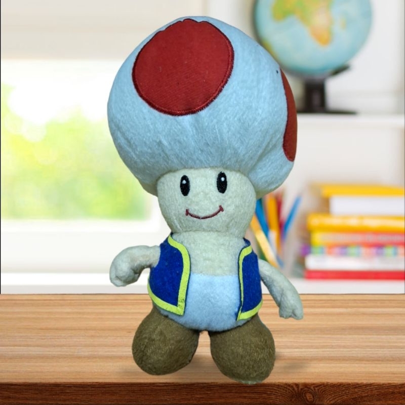 Super Mario Toad Soft Toy Plush | Mushroom Plush 8" Soft Toy | Shopee ...