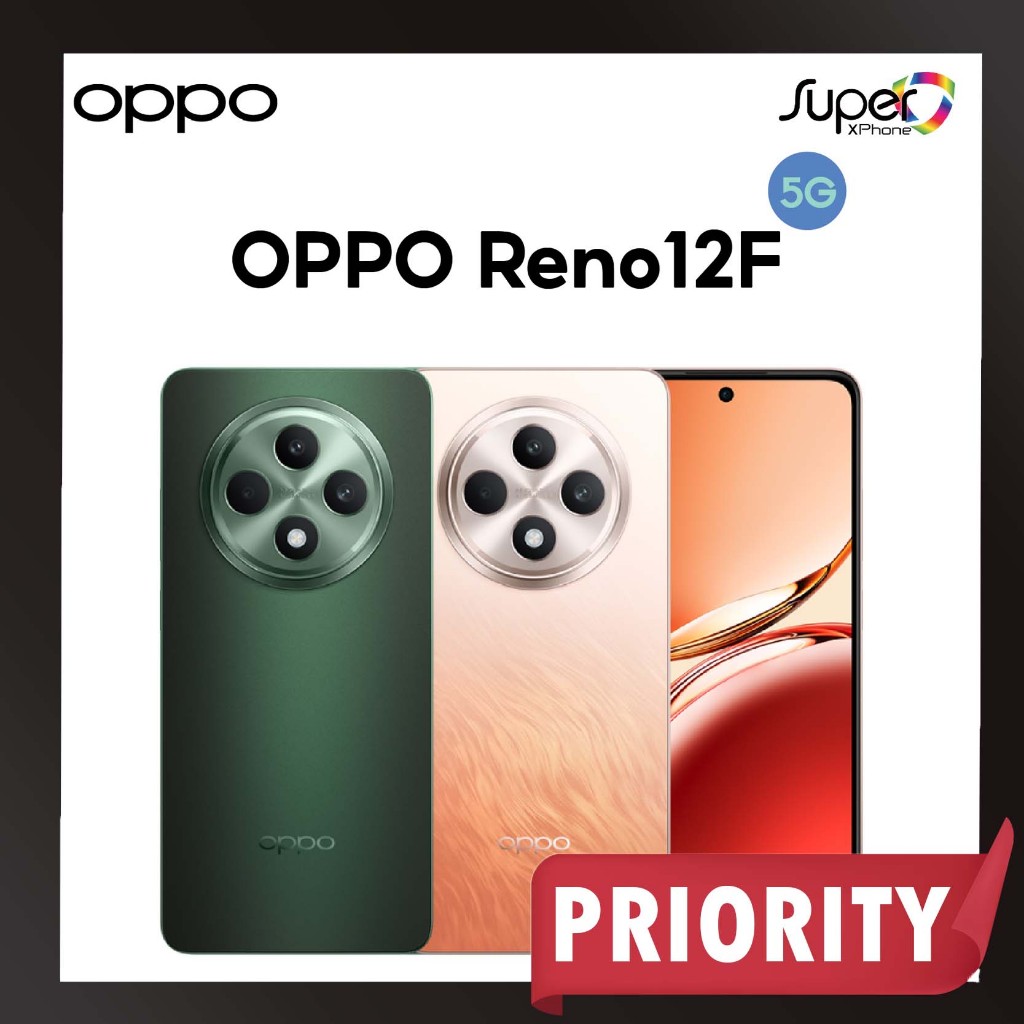 OPPO Reno 12F 5G(12/256GB)สมาร์ทโฟนเรือธงดีไซน์ Cosmos Ring(By Shopee ...