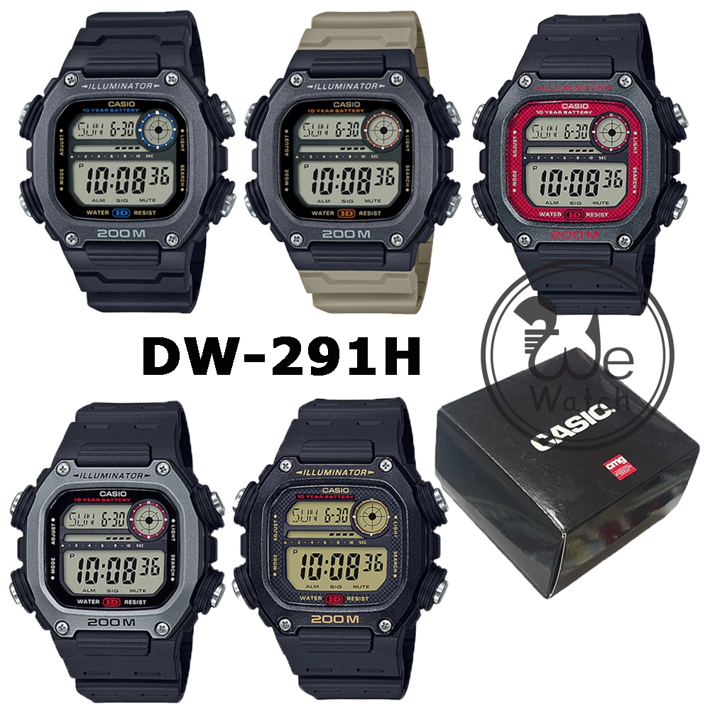 !!ประกัน1ปีและกล่อง CMG!! CASIO รุ่น DW-291H นาฬิกา DIGITAL นาฬิกา ...