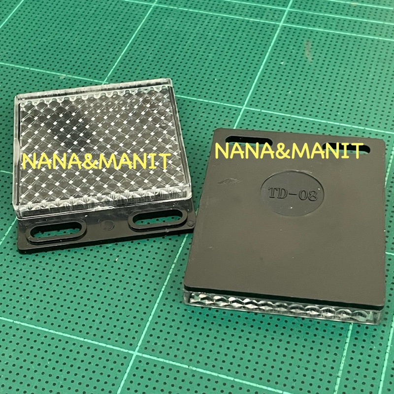 TD-08 แผ่นสะท้อน ขนาด 50x50MM ใช้รวมกับเซ็นเซอร์ ชนิด PHOTOELECTRIC | Shopee Thailand