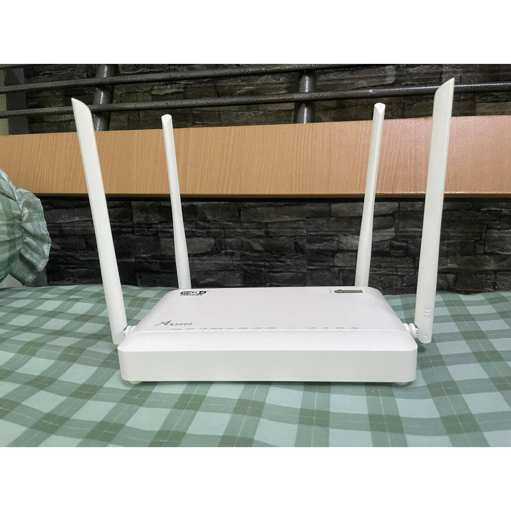 ZTE รุ่น F6107A Mesh WIFI6 AX3000 สินค้ามือ2 สีขาวสีดำใช้ร่วมกันได้เวอชั่น4-6แล้วครับ | Shopee ...