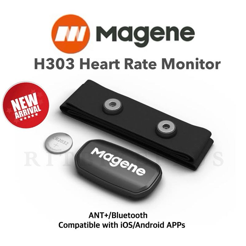 (โค๊ดส่วนลด) เซนเซอร์ฮาร์ทเรท Magene รุ่น HR H303 Heart Rate Sensor ...