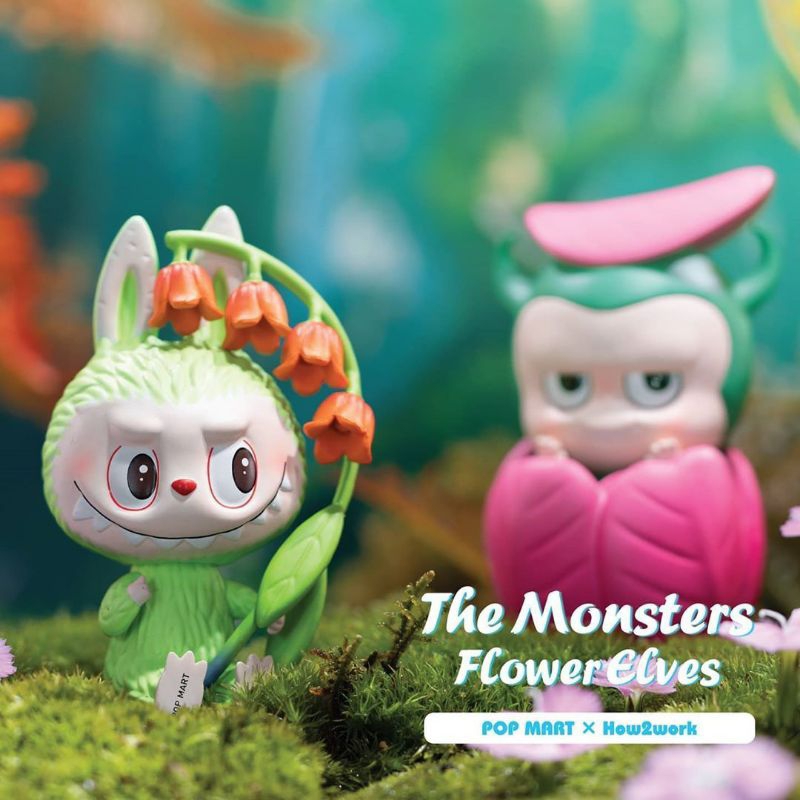 Labubu orange flowers/ The monsters flower elves series | Shopee Thailand