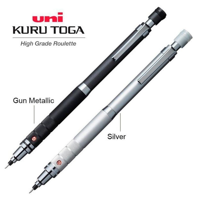 ดินสอกดเหลาไส้ Kurutoga Roulette Metal grip 0.5mm | Shopee Thailand