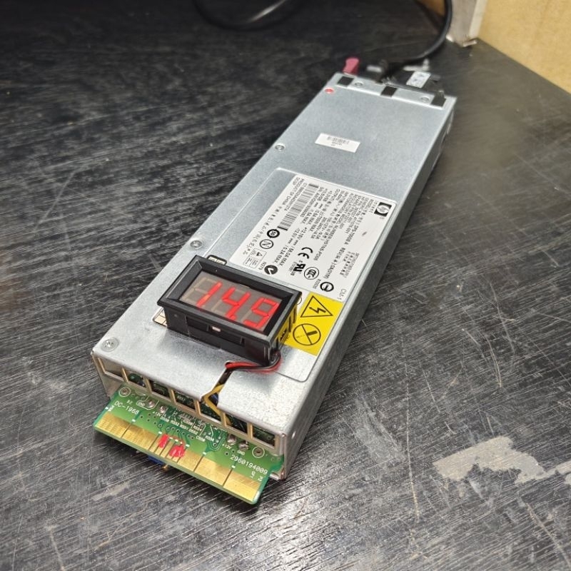 สวิทชิ่ง HP DPS-700GB A 12V 56A ปรับไฟได้12.2-15.V มีมิเตอร์วัดไฟ ติดพัดลมให้ ตัวเปล่า | Shopee ...