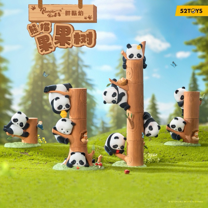 [ลดอีก30%โค้ดแฟชั่น] 52TOYS Panda Roll Fruit Tree Climbing series ART ...