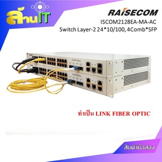 RAISECOM ISCOM2128EA-MA-AC, Switch L-2, 24*10/100Mbps / USED / สินค้าไอ ...
