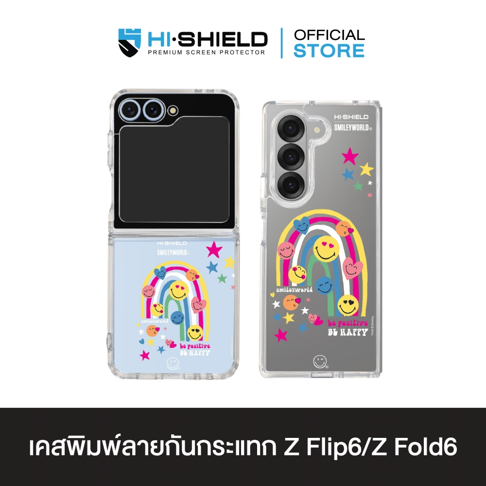 [ZFLIP6 / ZFOLD6] HI-SHIELD Stylish เคสใสกันกระแทก Samsung ZFLIP6 ...