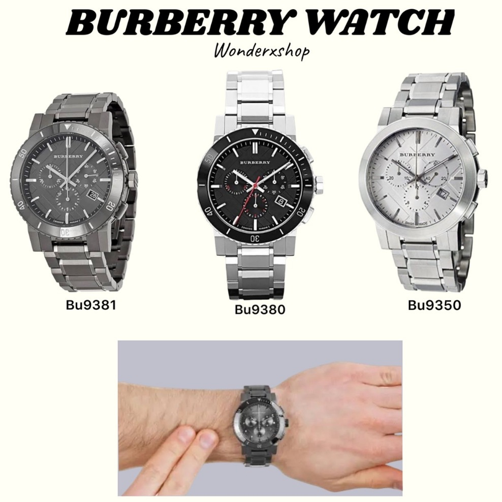 พร้อมส่ง!! Burberry Stainless Steel Watch BU9380 / BU9381 / BU9350 ...